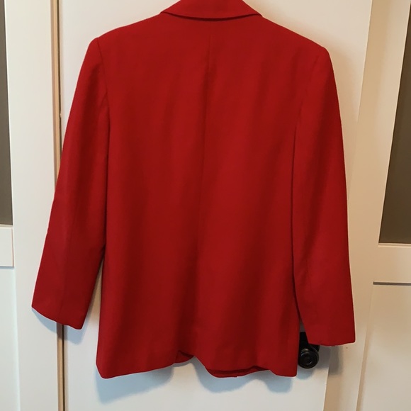Savannah | Jackets & Coats | Vintage Savannah Red Wool Blazer | Poshmark